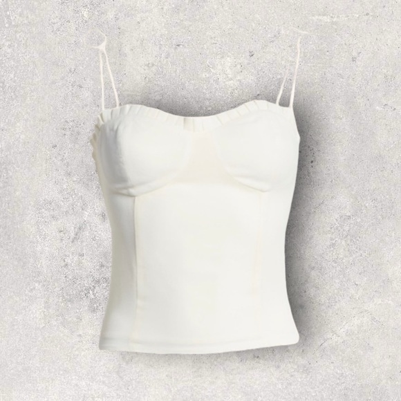 Reformation | Tops | Reformation Novena Bodice Ivory Top B969 | Poshmark